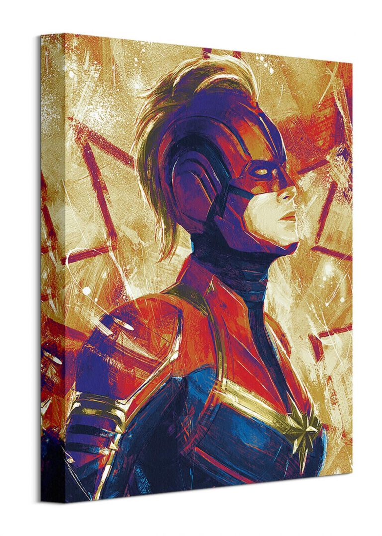 Köp Captain Marvel Paint Canvas Tavla 30*40cm - Concept Entertainment